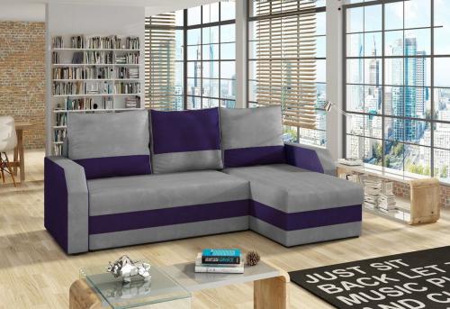 Expedo Expedo Ъглов разтегателен диван LEEDA, 237x90x150, Paros5 ...