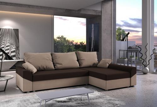 Expedo Expedo Ъглов разтегателен диван VIVIANA, 250x85x144, mikrofaza20 ...