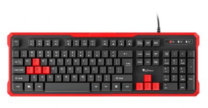 Клавиатура Genesis Gaming Keyboard Rhod 110 Red Us Layout с цена от лв ...