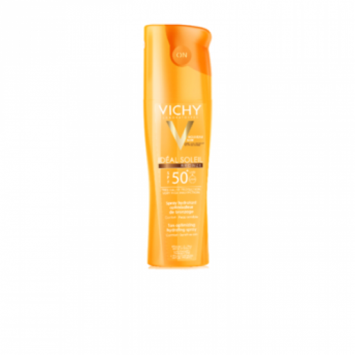 ВИШИ СОЛЕЙ ХИДРАТИРАЩ СПРЕЙ ЗА БРОНЗОВ ТЕН SPF 50 200 МЛ. / VICHY IDEAL ...